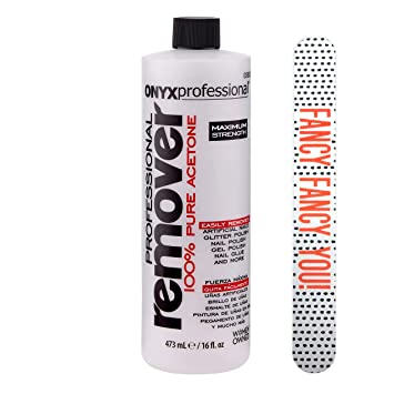 ONYX Nail Polish Remover 100 Acetone 16 Oz Marie s Hair and Nail Supply
